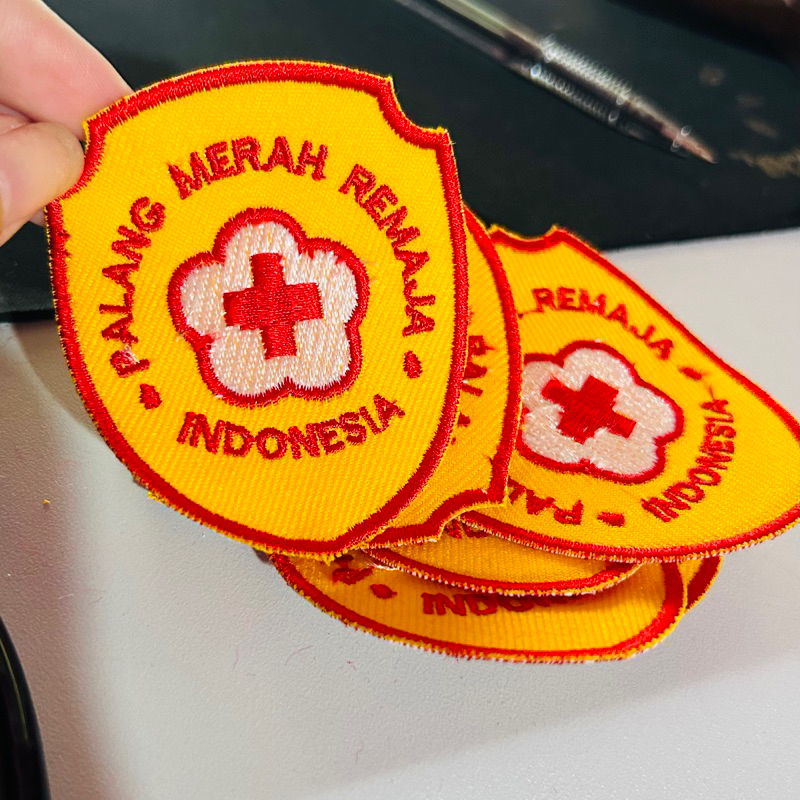 Jual LOGO Palang merah remaja indonesia PMR / LOGO BORDIR KOMPUTER ...