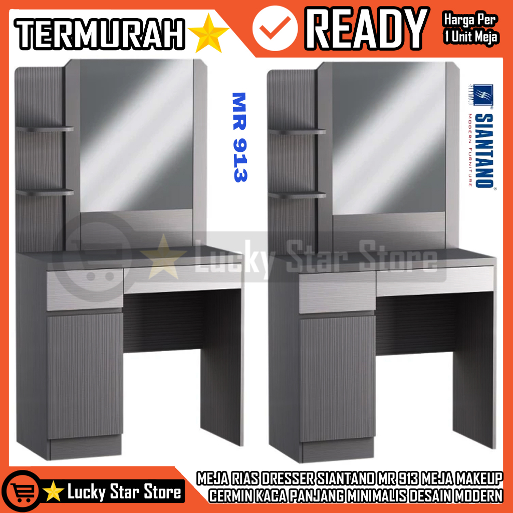 Jual (KARGO) MEJA RIAS DRESSER SIANTANO MR 913 MEJA MAKE UP CERMIN KACA ...