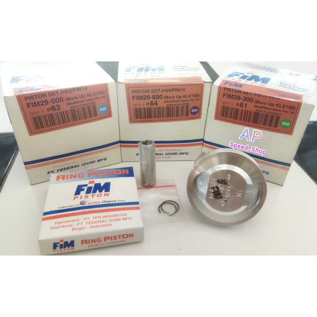 Jual Piston FIM Bore UP KLX 150 | Shopee Indonesia