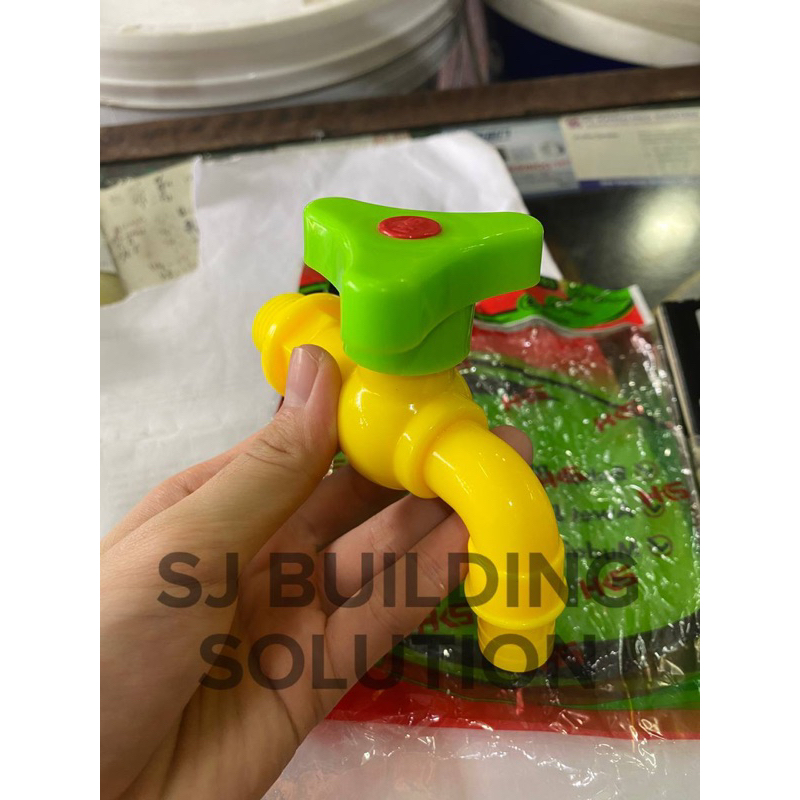 Jual Kran Keran Air Tembok dan Taman Model Plastik PVC Warna Warni ...