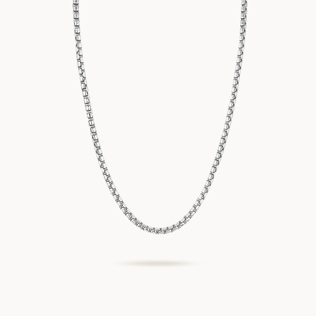 Jual ANDALL - Zane Box Chain Necklace [Stainless Steel Aksesoris Pria ...