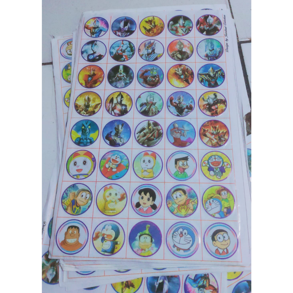 Jual Mainan anak tajos/tazos besi tebal isi 40 pcs lembaran | Shopee ...