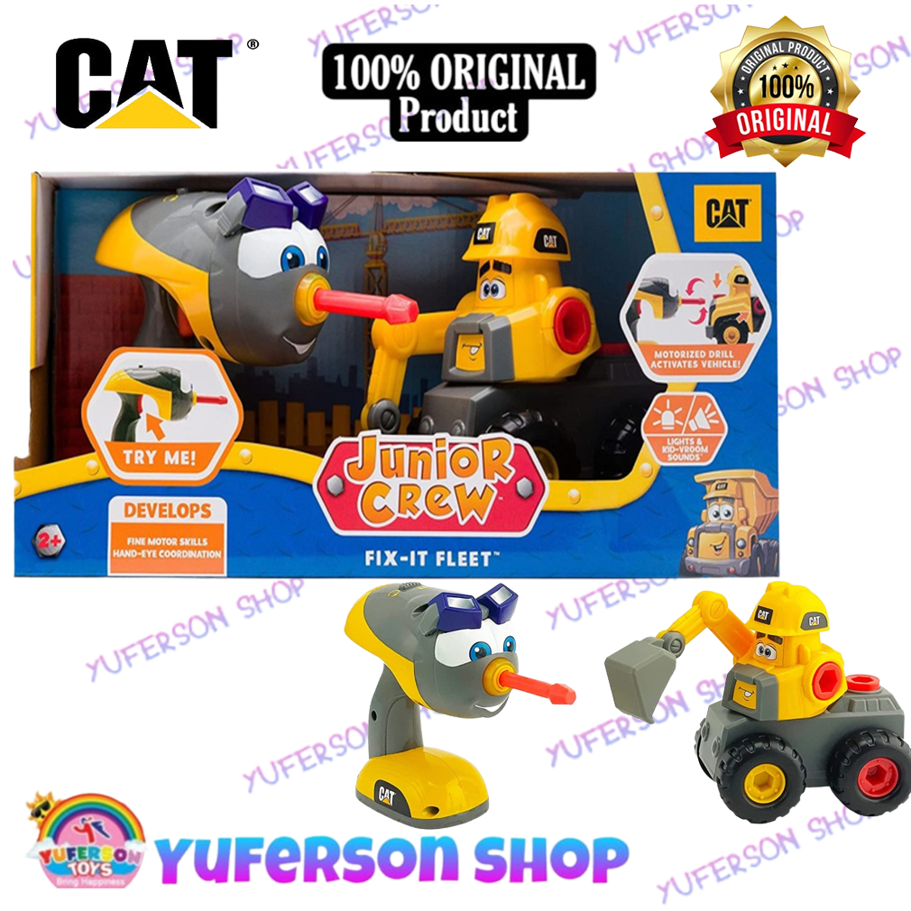 Jual CAT Caterpillar Construction Junior Crew Fix It Fleet Excavator ...