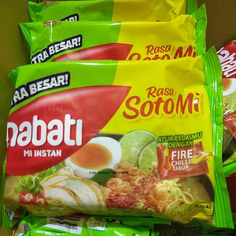 Jual nabati mie instan rasa soto mie (5 pcs) | Shopee Indonesia