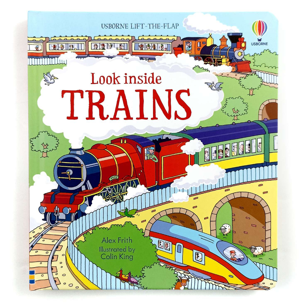 Jual ORIGINAL Usborne Look Inside Trains - Leon Books | Shopee Indonesia