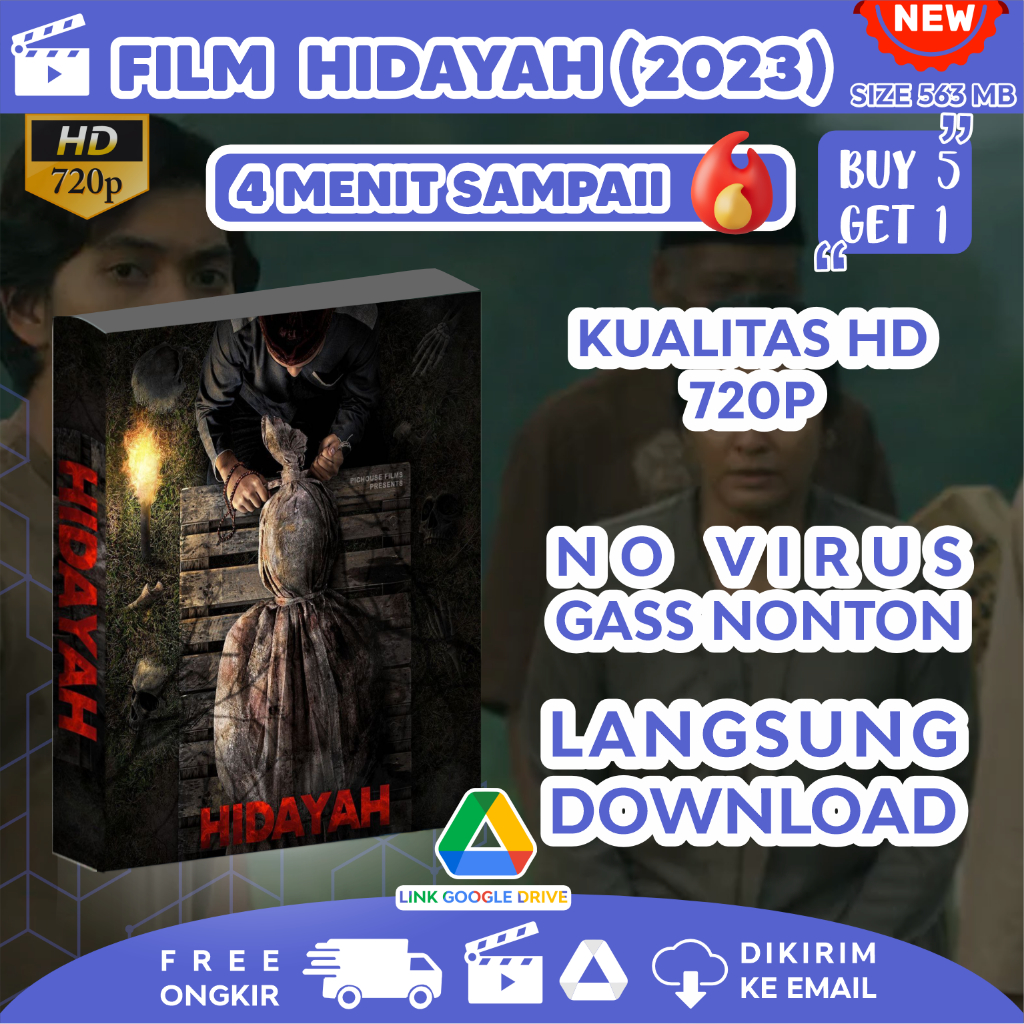 Jual FILM HIDAYAH (2023) // FILM HANTU HORROR TERBARU // FILM TERBARU 2023 | Shopee Indonesia