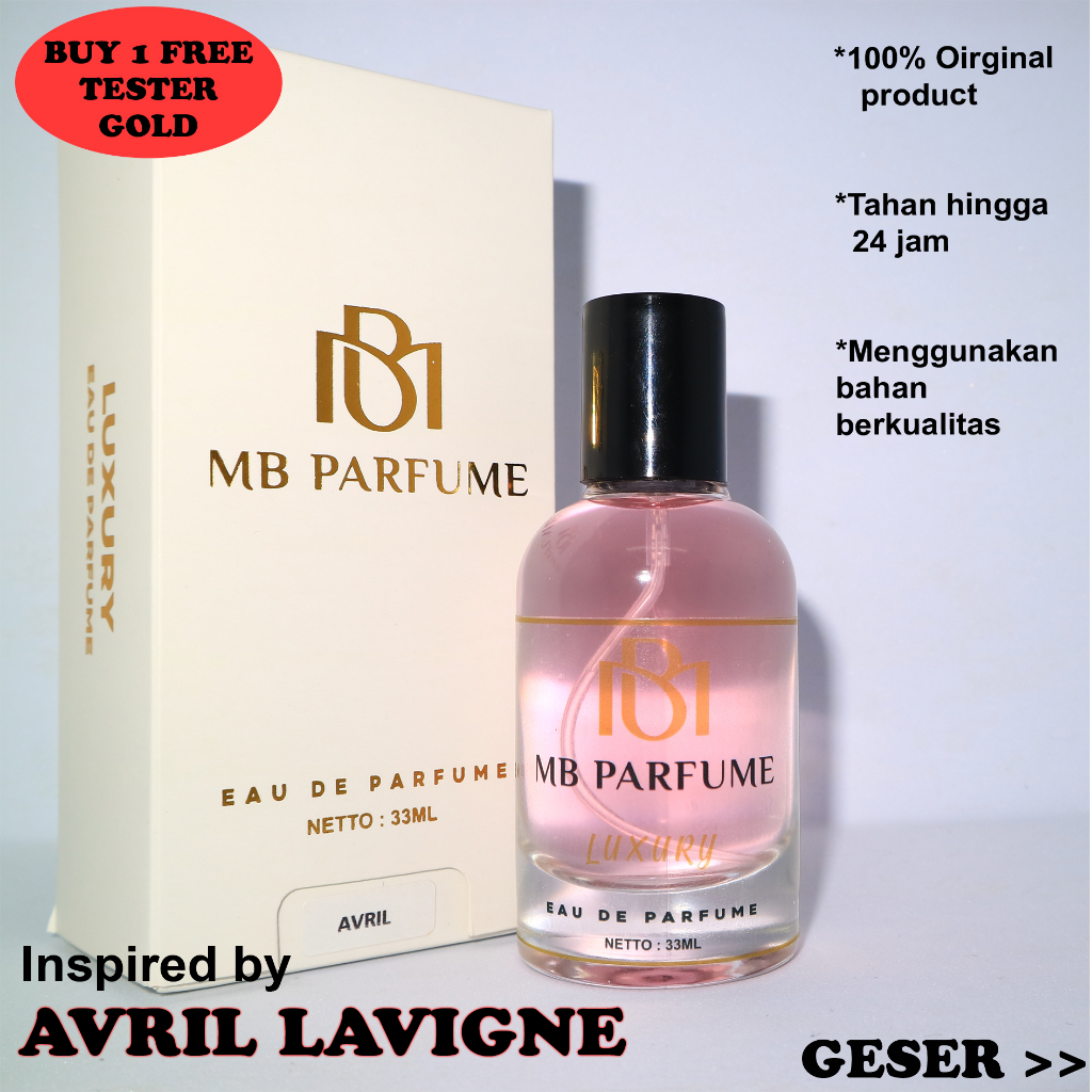 Jual MB Parfume AVRIL LAVIGNE Berkualitas, Murah dan Tahan lama hingga ...