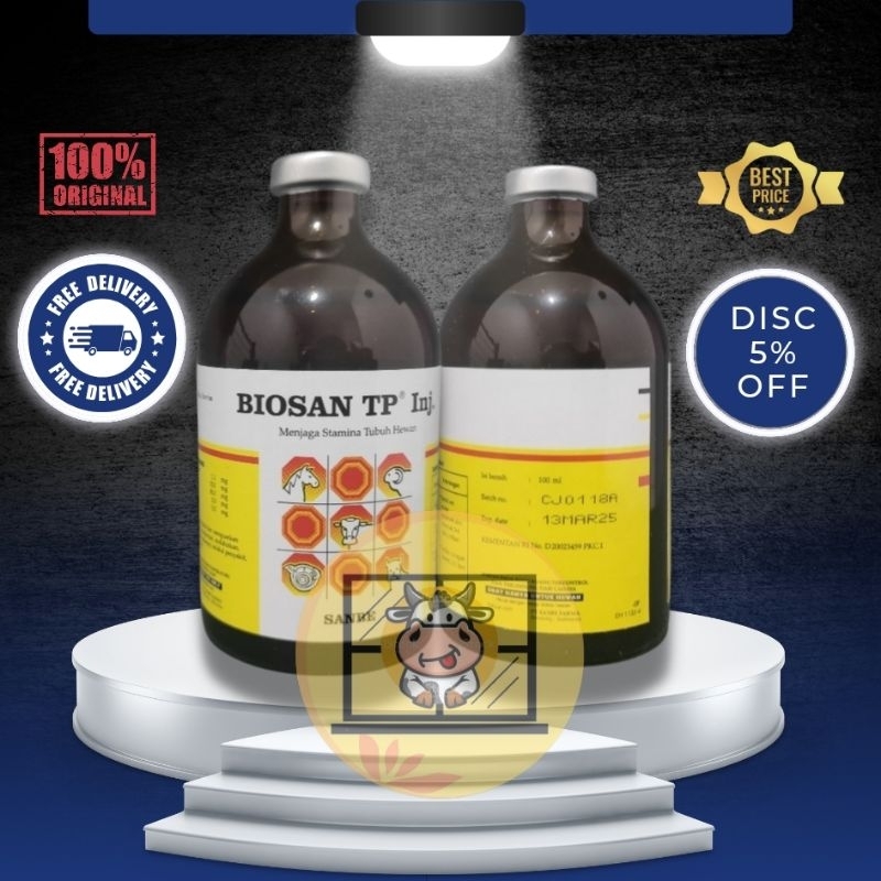 Jual BIOSAN TP 100 ml INJEK - MENINGKATKAN STAMINA DAN DAYA TAHAN TUBUH ...