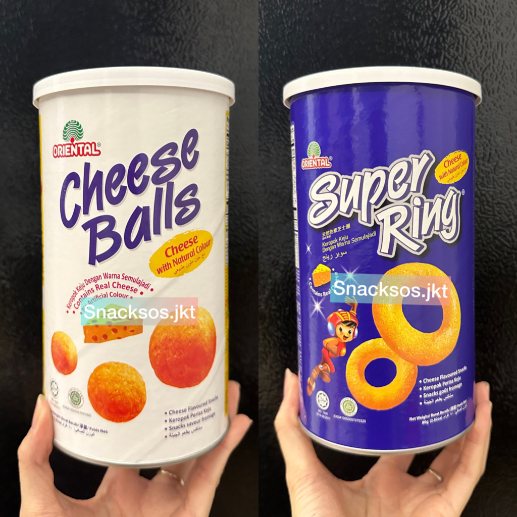 Jual [CAN] ORIENTAL SUPER RING CHEESE / CHEESE BALL SNACK | Shopee ...