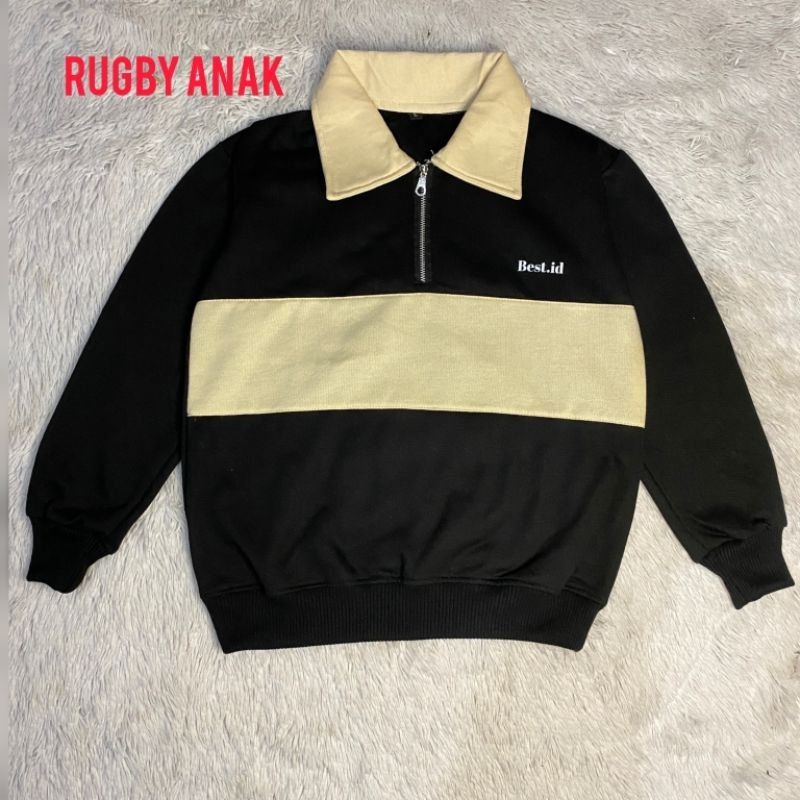 Jual Jaket Rugby anak usia 3-13 thn bahan fleece | Shopee Indonesia
