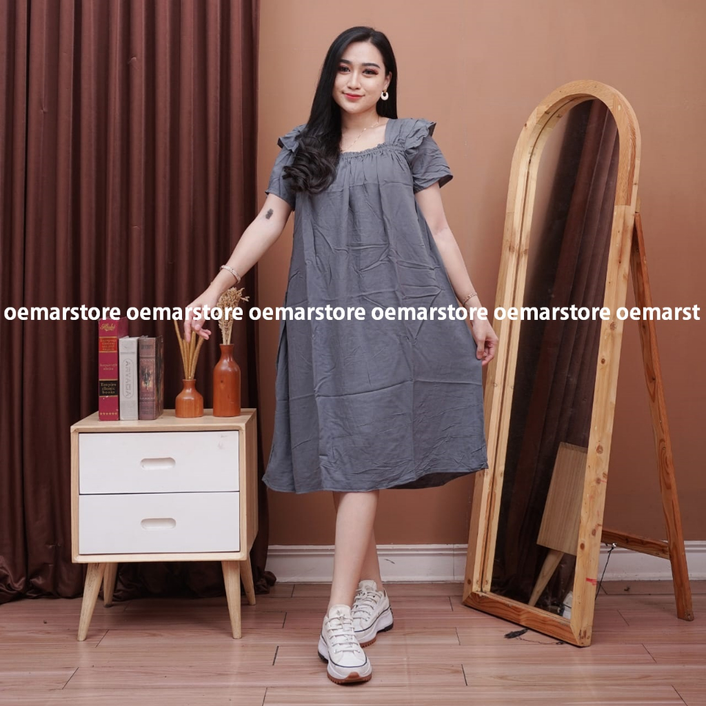 Jual Daster Fuji Bahan Bahan Rayon | Long Dress Fuji Daster Busui Jumbo ...