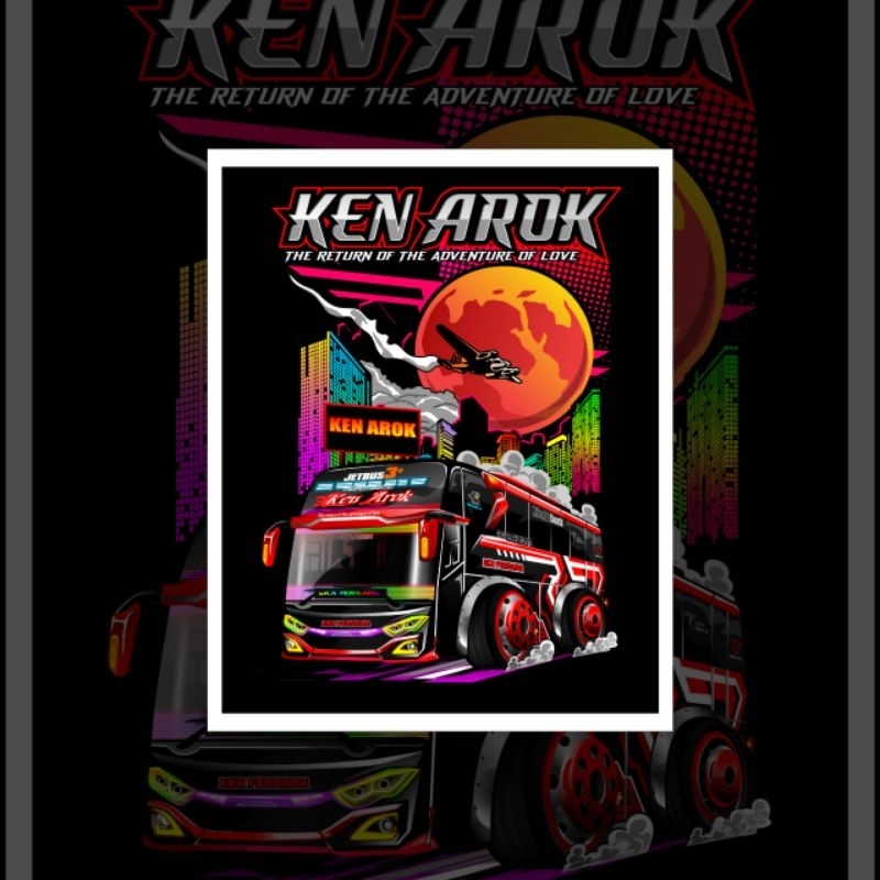 Jual (free sticker)CETAK STICKER BUSMANIA 5 PCS EKA PERSADA KEN AROK ...