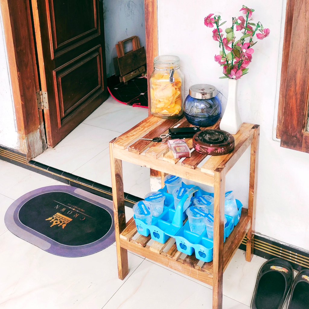 Jual Meja Kotak Teras Rumah Meja sudut Table Hias kecil Samping Kasur ...