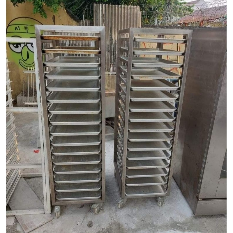 Jual Palubakers- Troley Rak Bakery Roti / Rak Loyang Bakery | Shopee ...