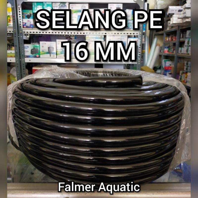Jual SELANG TUBE HITAM PE 16MM SELANG FERTIGASI DRIP HIDROPONIK 16 mm ...