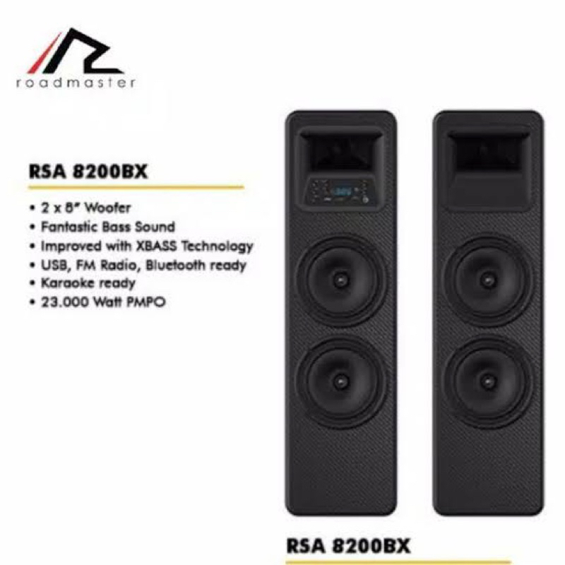 Jual Speaker Aktif Roadmaster RSA 8200 BX Bluetooth | Shopee Indonesia