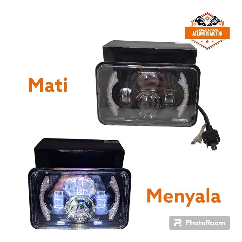 Jual Lampu daymaker kotak LED 5 Inc daymaker 5 Inch daymaker mobil dan ...