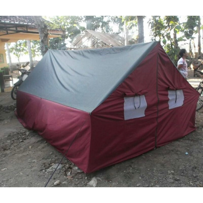 Jual TENDA PRAMUKA PRISMA KAPASITAS 8-12 ORANG FULLSET TIANG TALI DAN ...