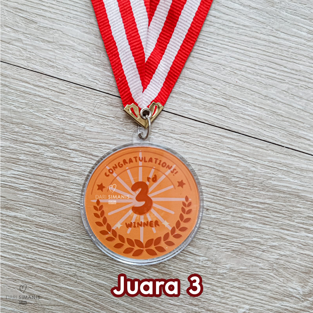 Jual MEDALI JUARA LOMBA - medali juara satu dua tiga custom medali ...