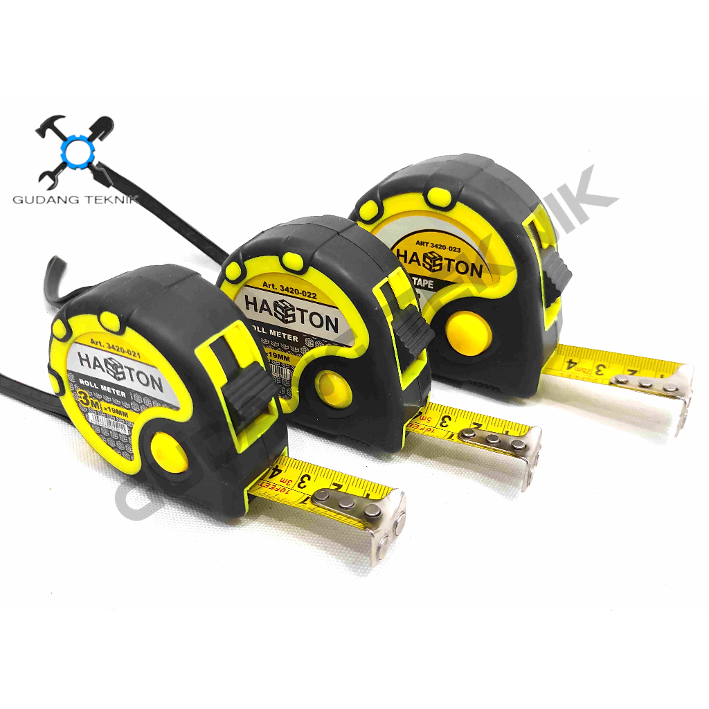 Jual Meteran Roll 3M 5M 7.5M MAGNETIC Body KARET HASSTON PROHEX / Roll Meter Tukang 3 5 7,5 ...