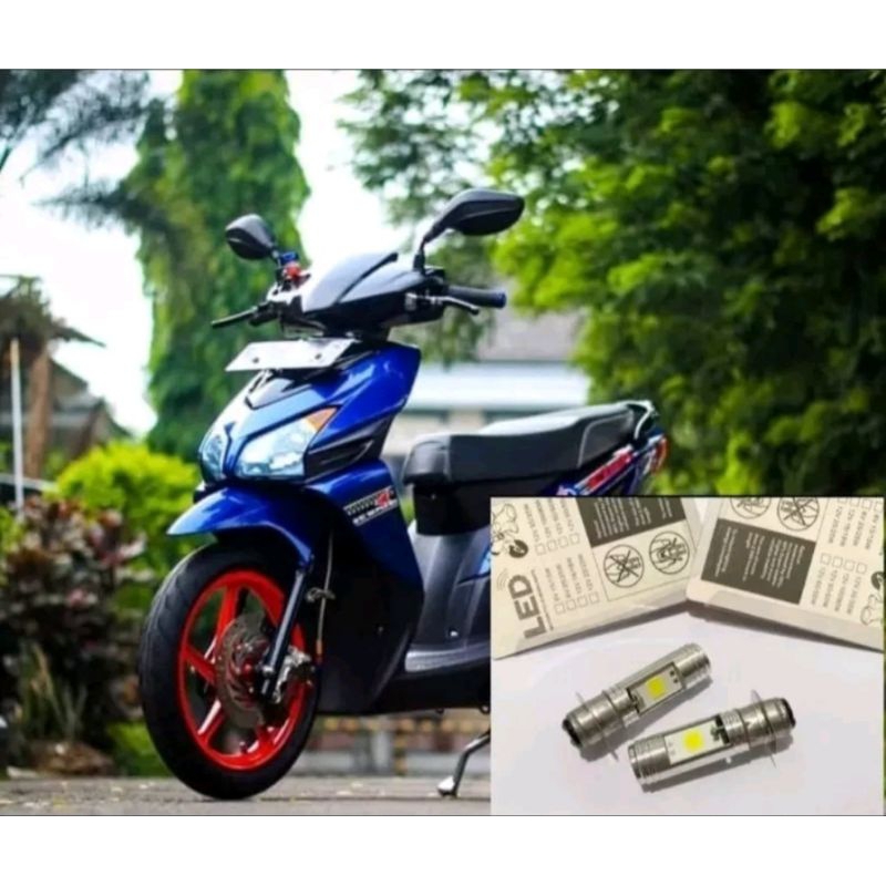 Jual Bohlam lampu depan led honda vario 110 karbu lama universal soket ...