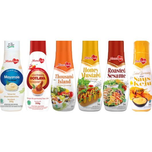 Jual MamaSuka Mayonais/ Hot Lava/ Thousand Island/ Honey Mustard / Mayo ...