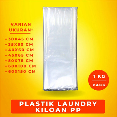Jual Plastik Laundry Kiloan PP 1KG | Shopee Indonesia