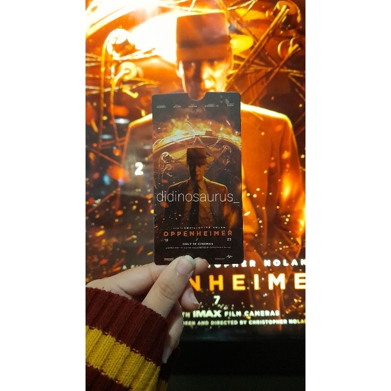 Jual collectible ticket oppenheimer | collectible ticket cgv ...