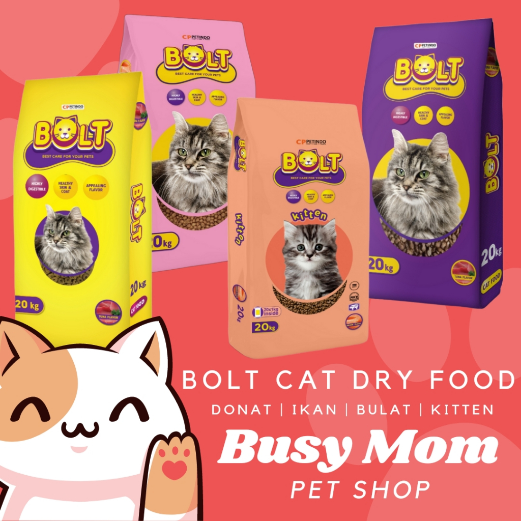 Jual Bolt Repack Kibble Ikan Donat Bulat Tuna Salmon Kitten Makanan ...