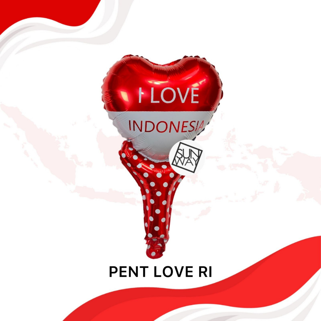 Jual Balon 17 Agustus / Tirai Merah Putih / Balon Kemerdekaan / Balon ...