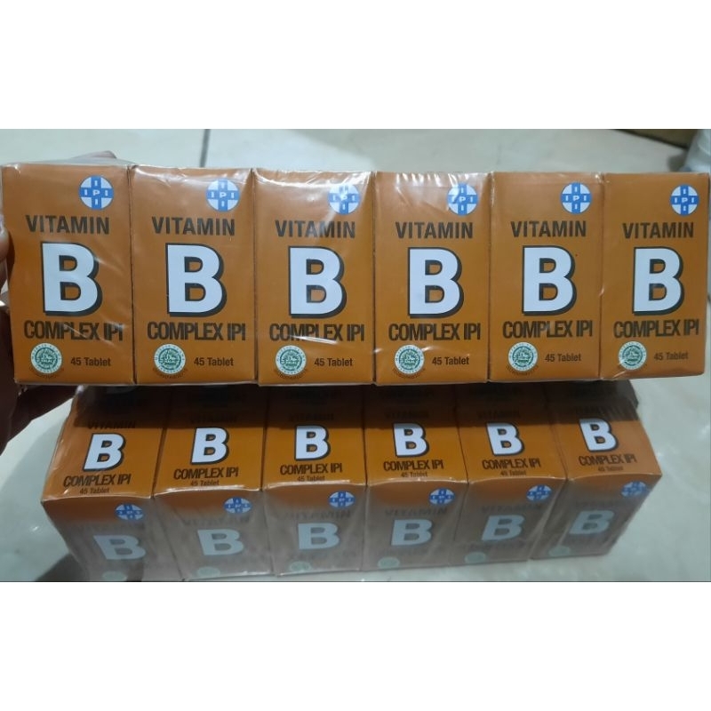 Jual Vitamin B Complex ipi isi 45 tablet | Shopee Indonesia