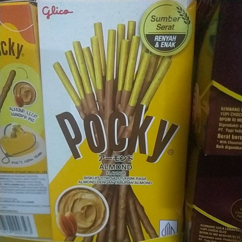 Jual biskuit Glico Pocky coklat 47g gliko poky strawberry 45g poki ...