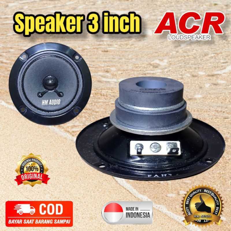 Jual Speaker 3 inch ACR CURVE Midle Karaoke Series Original | Shopee ...