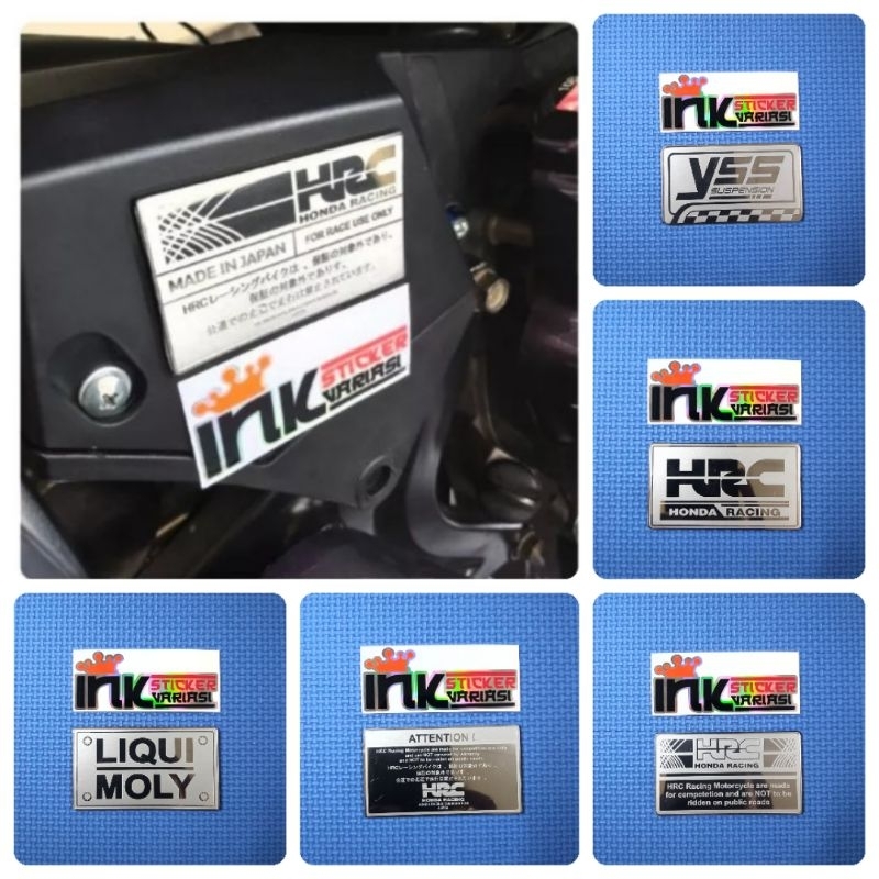 Jual Emblem stainless spakbor hugger air blade Emblem vario HUGGER ...