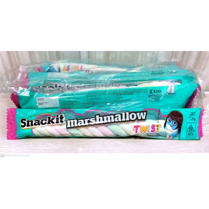 Jual Snackit Marsmallow Twist 15x11.5g | Shopee Indonesia