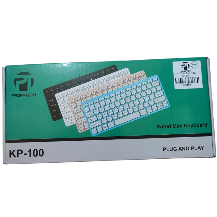 Jual Keyboard Mini USB ProffTech KP 100 | Shopee Indonesia