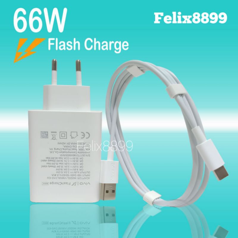 Jual Charger Casan Vivo V25 V25e V27 V27e T1 Pro 5G Original 66W 66 ...