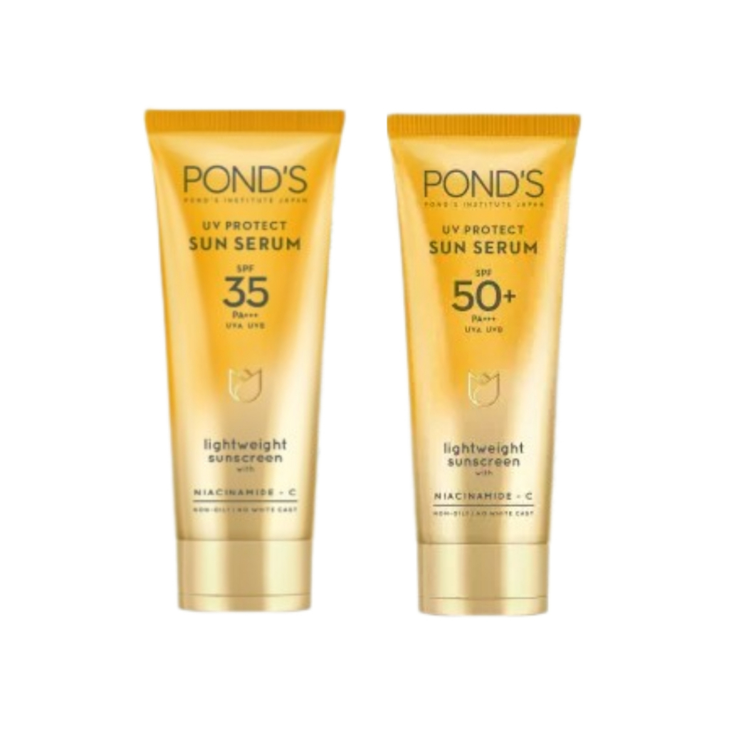 Jual Ponds UV Protect Sun Screen Serum SPF 35 / SPF 50 - 30g | Shopee Indonesia