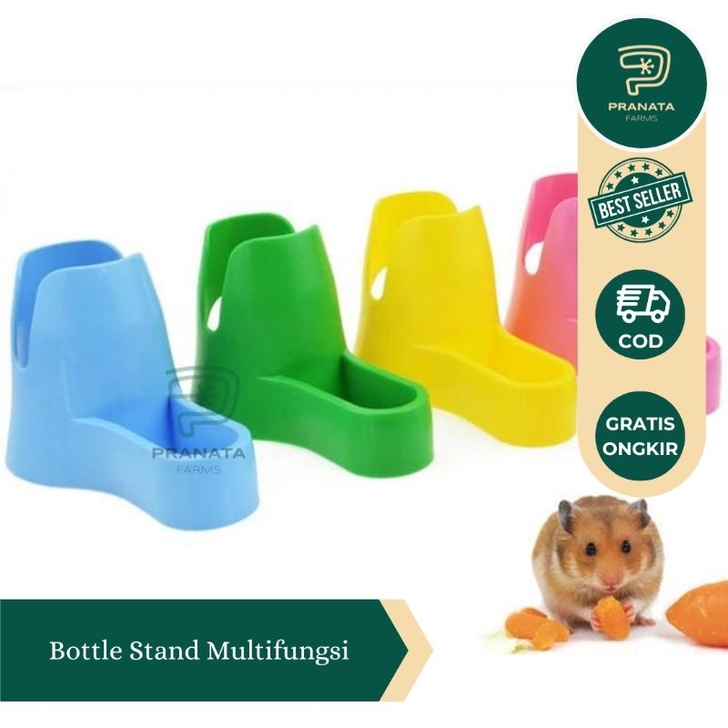 Jual Stand Botol Minum Hamster Multifungsi 2 in 1 Tempat Makan dan ...