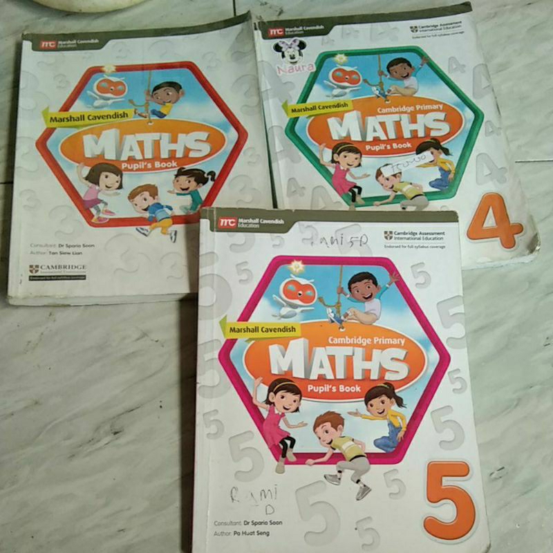 Jual MARSHALL CAVENDISH MATH PUPIL' S BOOK LEVEL 3 4 5 | Shopee Indonesia