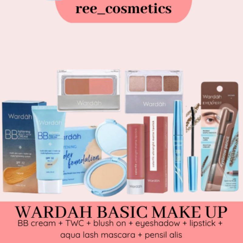 Jual Wardah Paket Make Up Lengkap 1 Set | Seserahan Wardah Paket ...