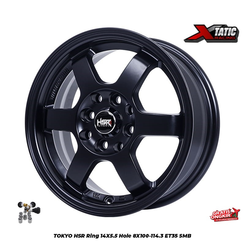Jual Velg Racing Te37 Ring14 Hsr Tokyo Cocok Untuk Brio Agya Ayla Sigra ...