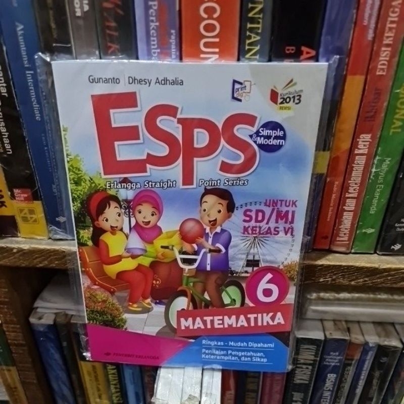 Jual ESPS MATEMATIKA KELAS 6 SD kurikulum 2013 BY Gunanto Dhesy Adhalia ...