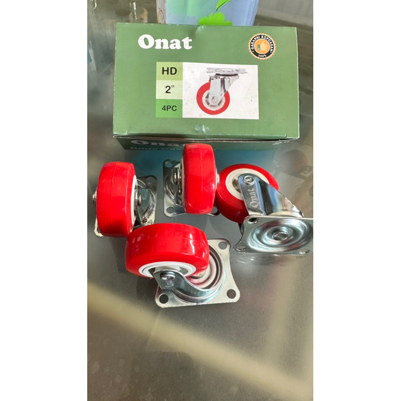 Jual roda lemari roda nylon roda gerobak 2 inchi 50mm | Shopee Indonesia