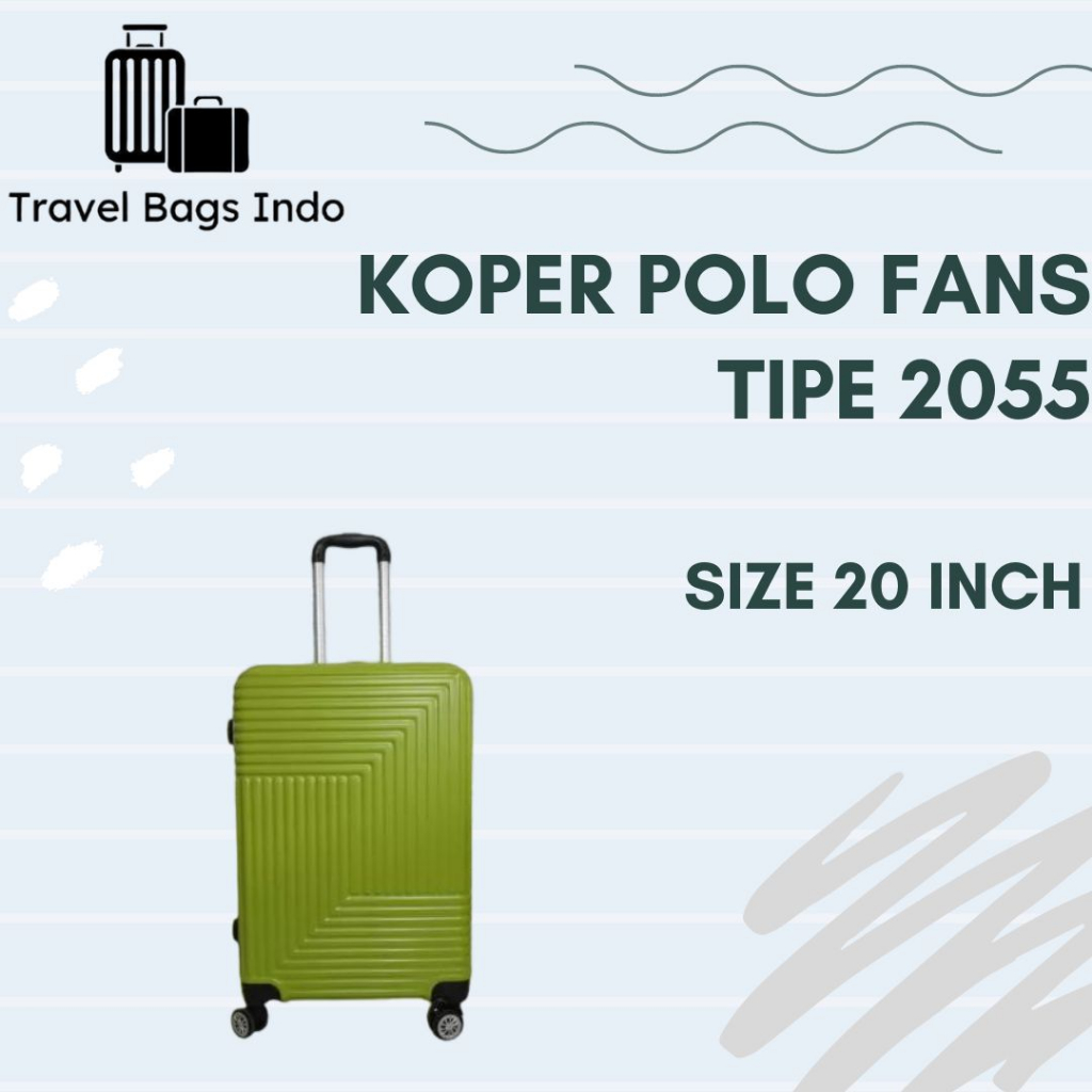 Jual Koper Kabin POLO FANS Tipe 2055 Size 20 Inch Koper Umroh Koper ...