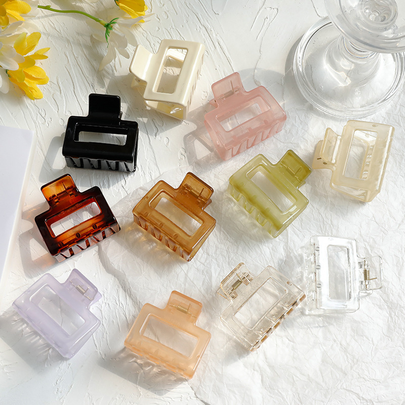 Jual Square Jepit Jepitan Rambut Klip Jedai Salon 5 cm Medium Model ...