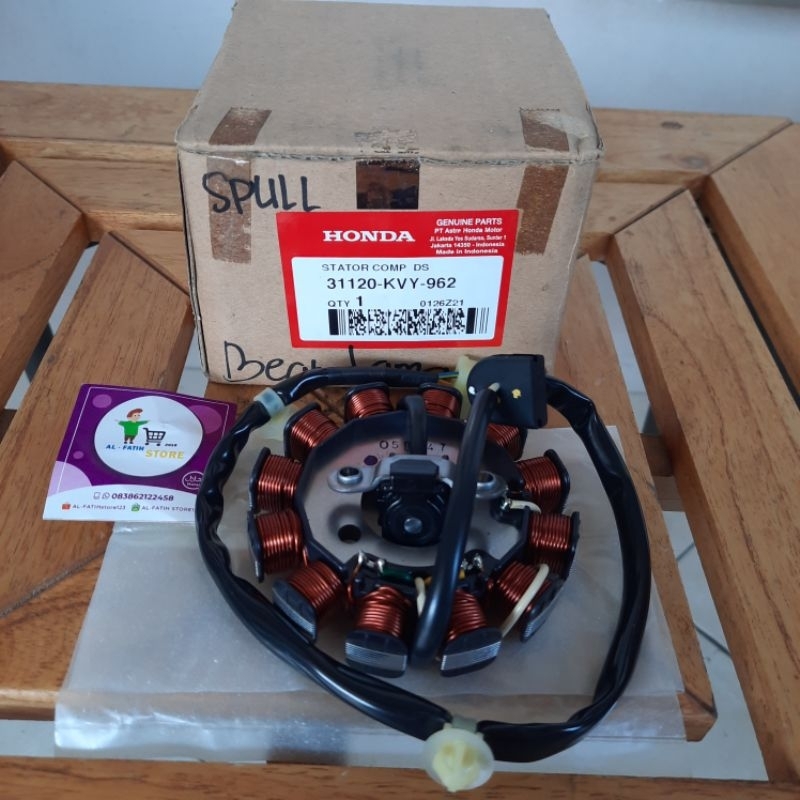 Jual Spull Assy Stator Comp Beat Karbu Original AHM | Shopee Indonesia
