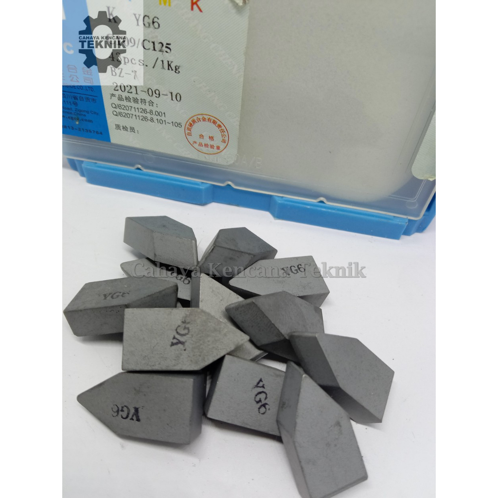 Jual Mata Widia C125 YG6 Betel bubut Mata Pisau Bubut Carbide atau mata ...