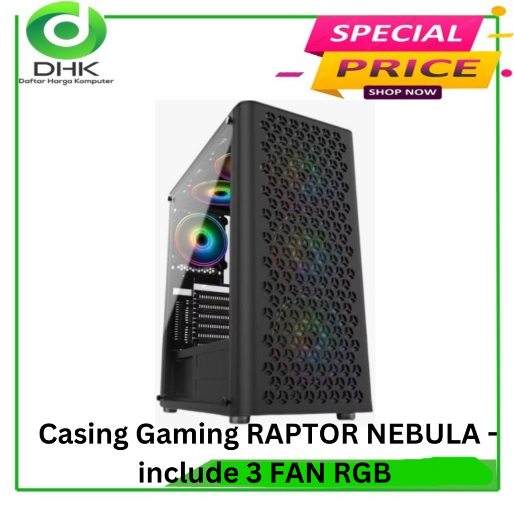 Jual Casing Raptor Nebula Free 3 FAN RGB | Shopee Indonesia