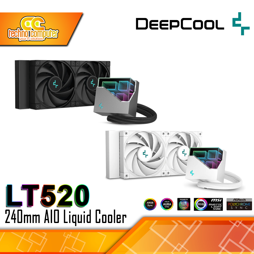 Jual CPU COOLER DEEPCOOL LT520 - 240mm AIO Liquid Cooler | Shopee Indonesia